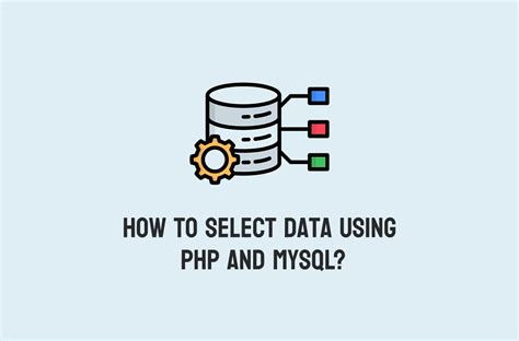 How To Select Data Using Php And Mysql Flatcoding