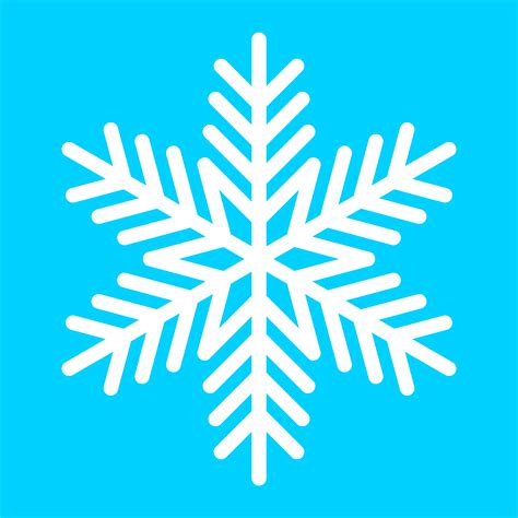 Snowflake Vector Icon 550863 Vector Art At Vecteezy