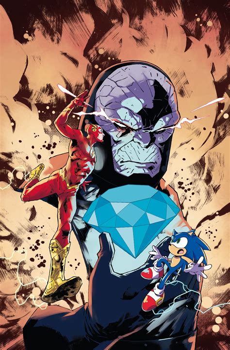 First Look At Dc X Sonic The Hedgehog Cover Art And Pages Revealed