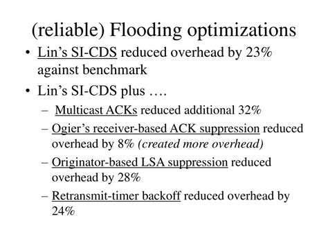 Ppt Design Considerations For A Wireless Ospf Interface Draft Spagnolo Manet Ospf Design