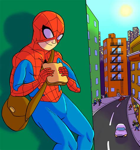 Spidey Snack By Carazul On Newgrounds