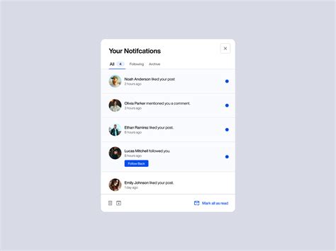 Notification Modal Ui By Xchyler Drenth On Dribbble