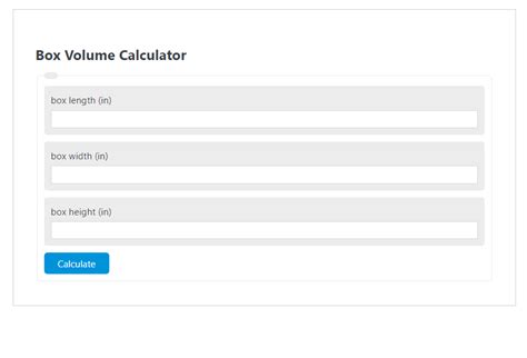 Box Volume Calculator Calculator Academy
