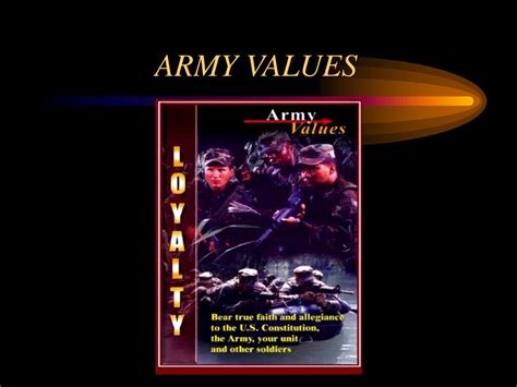 PPT ARMY VALUES PowerPoint Presentation Free Download ID 179009