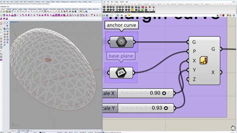 parametric dome in rhinoceros grasshopper youtube
