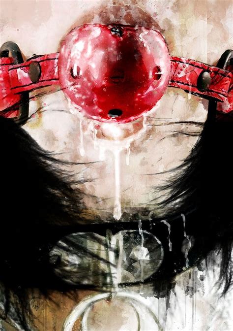 Sloberring Gagball By Adam Taha Pic