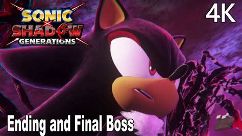 Sonic X Shadow Generations Ending And Final Boss Fight 4k Youtube