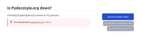 your website is down · issue 639 · pycqa