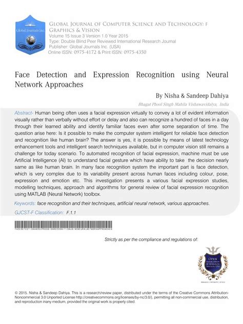 Pdf Face Detection And Expression Recognition Using Neural Network … · · 2015 08 08face