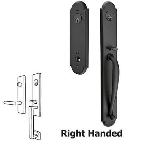 Wilmington Handleset Collection Double Cylinder Wilmington Handleset With Argos Right Handed