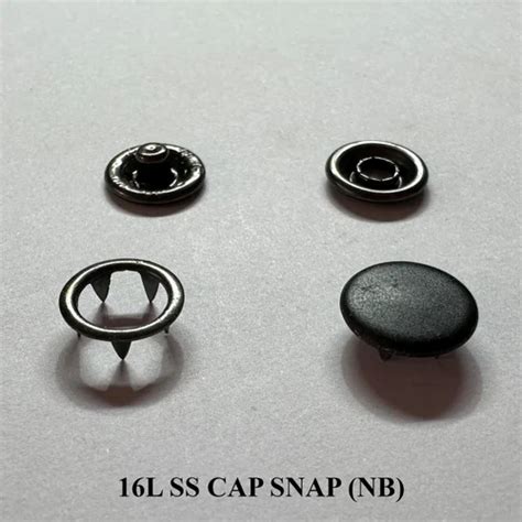 16 L Ss Cap Snap Stainless Steel Brass Round At Rs 130 Gross In