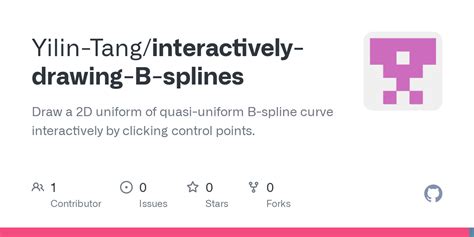 Github Yilin Tanginteractively Drawing B Splines Draw A 2d Uniform Of Quasi Uniform B Spline