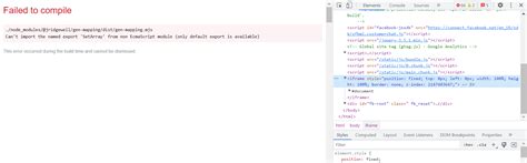 Html An Iframe Suddenly Appeared After Login And Disabled All The Screen Stack Overflow