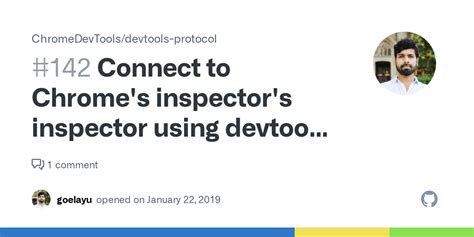 Connect To Chrome S Inspector S Inspector Using Devtools Protocol
