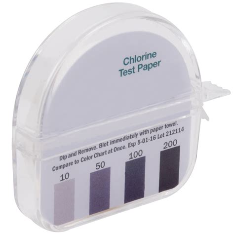 15 Chlorine Sanitizer Test Kit