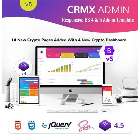 jual bootstrap 5 crmx v5 0 premium admin dashboard template shopee indonesia