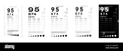Set Of Rosenbaum Pocket Vision Screener Eye Test Chart Medical