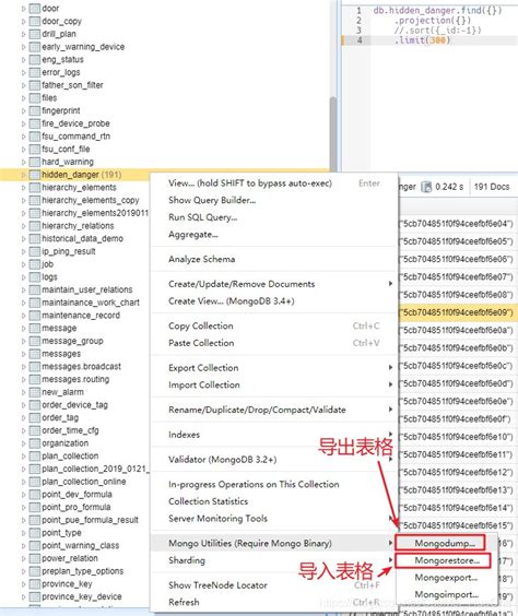 Mongo：使用nosqlbooster For Mongodb导入导出json表格数据nosqlbooster For Mongodb导出json Csdn博客