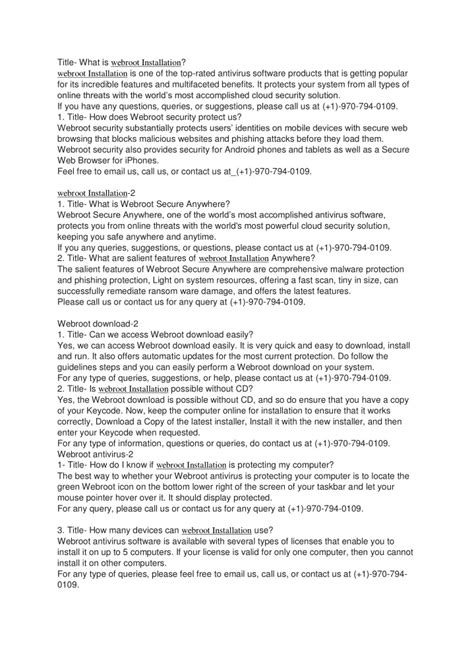 PPT How To Install Webroot PowerPoint Presentation Free Download ID