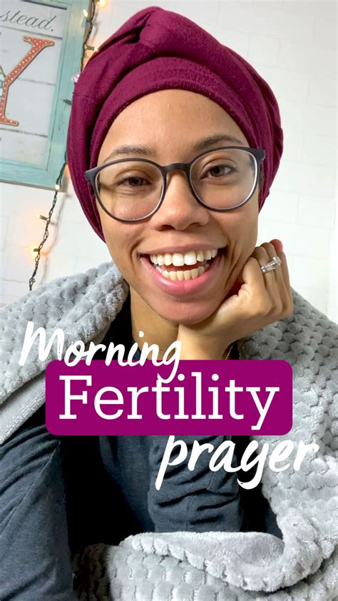 Morning Fertility Prayer Artofit