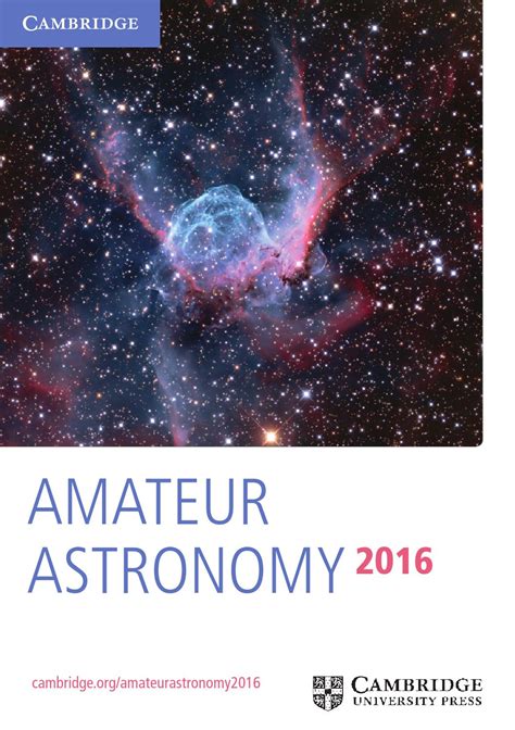 Amateur Astronomy Catalogue 2016 By Cambridge University Press Issuu
