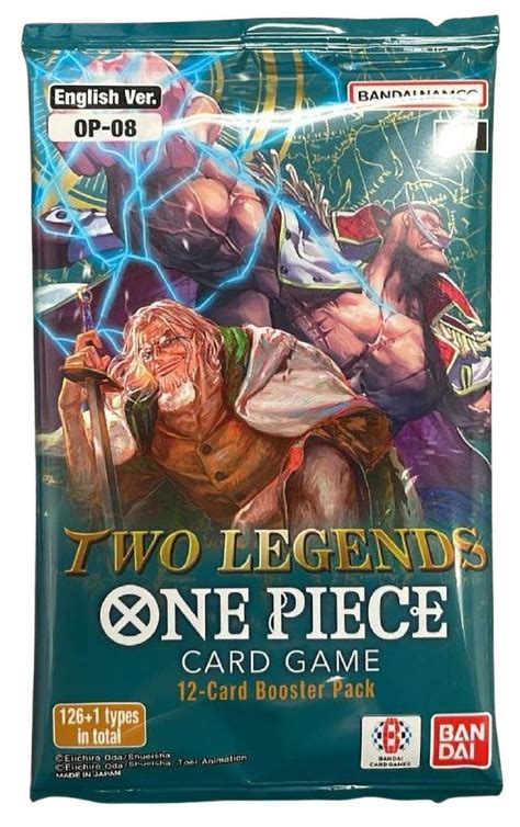 Bandai One Piece Trading Cards Two Legends Op 08 Booster Pack 12