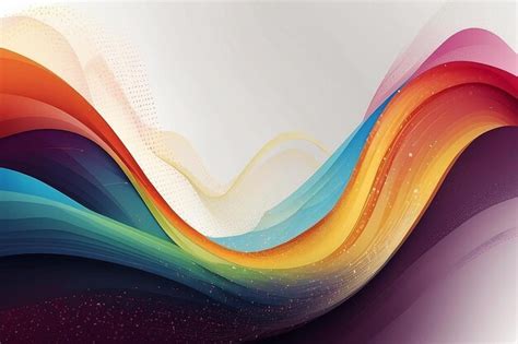 Premium Photo Abstract Colorful Technology Dotted Wave Background