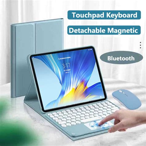 Ash Trackpad Keyboard Case For Infinix Xpad 11 2024 X1101 Touchpad Magnetic Folio Cover For