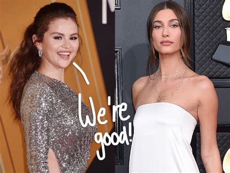Selena Gomez Hailey Bieber Put Feud Rumors To Relaxation As Soon As For All By Posing For
