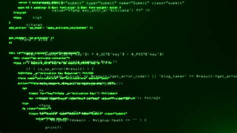 Programming Code Running Down In Terminal Motion Graphics Videohive