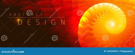 Abstract Fiery Glow Spiral Background Stock Vector Illustration Of Cover Abstract 164434934