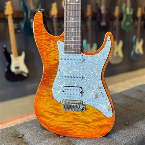 Suhr Standard Plus Trans Honey Amber Burst Angel City Guitars