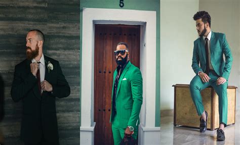 8 Green Suits Combinations With Shirts Tie And Shoes
