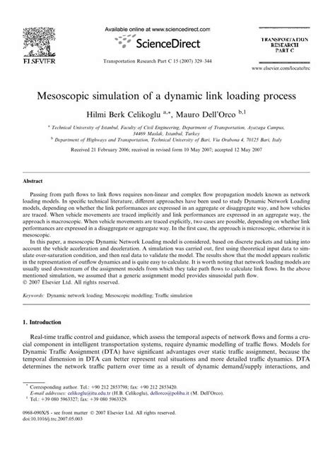 pdf mesoscopic simulation of a dynamic link loading process dokumen