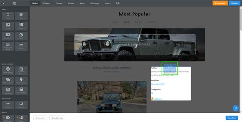 How To Create A Most Popular Blog Post Widget In Weebly Editor Tricks