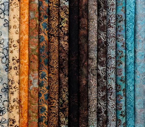 Anthology 2855q X Penny Black Eyed Susan Dapper Batik Fabric