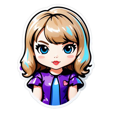 I Made An Ai Sticker Of Chibi Taylor Swift