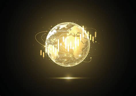 Abstract Global Network Connection On Gold Background 57512145 Vector Art At Vecteezy