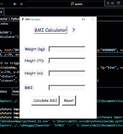 Khushal Dongre On Linkedin Made This Simple Bmi Calculator Using Tkinter Library Of Python If You