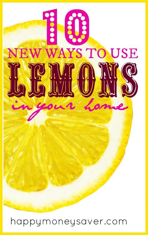10 New And Different Ways To Use Lemons In Your Home