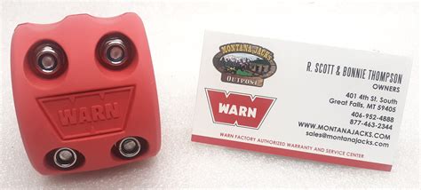 Warn 108789 Winch Hook Bump Stop Red Free Shipping Over 35 — Montana Jacks Outpost