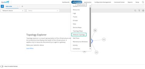 Access Topology Network Devices Opsramp Documentation
