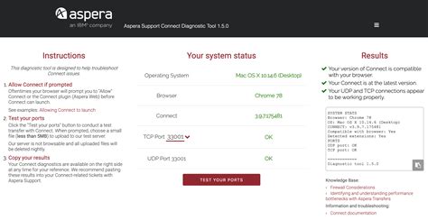 Aspera Connect Transfer Errors Troubleshooting SONY Ci Customer Success
