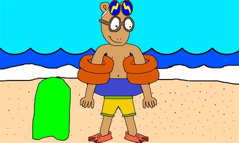 Arthur Read At The Beach By Sotosbros On Deviantart