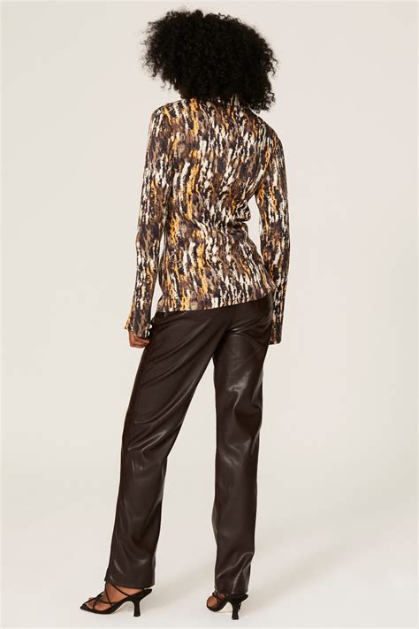 Oava Button Up By Nanushka Rent The Runway