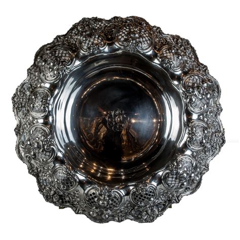 Majestic Ludwig Redlich And Co Sterling Silver Centerpiece Bowl Circa 1890s Fandp Associates
