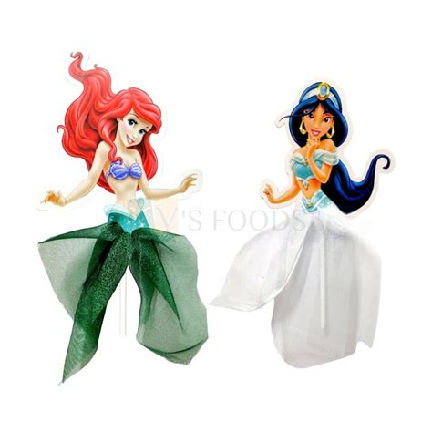 1 Pc Whitegreen Disney Alladin Princess Jasmineathiraa Ariel The