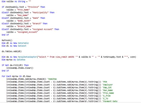 Mysql How To Use The Comboboxtext As The Column In The Where Statement Of The Query Stack