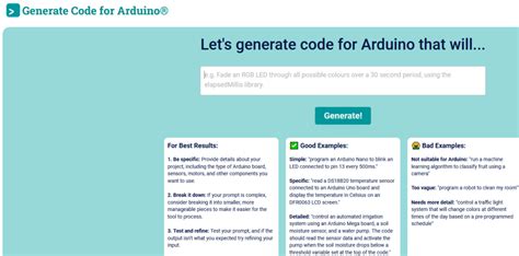 Arduino Ai Duino Code Generator Future Ai Toolbox