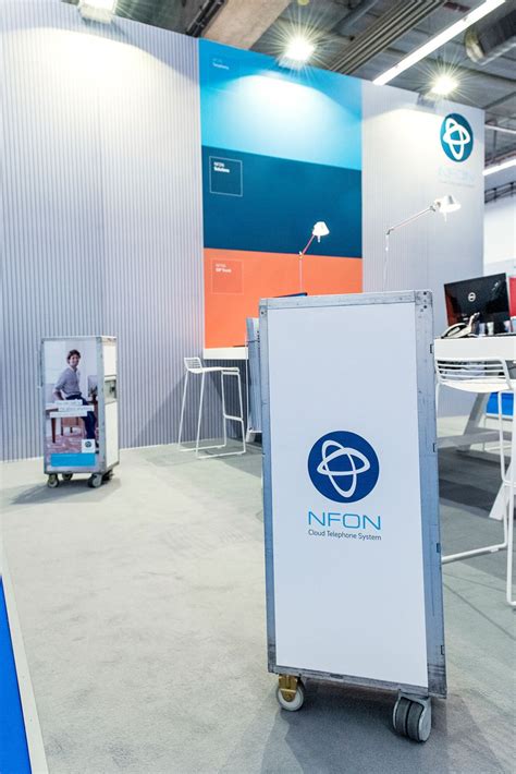 Modular Und Skalierbar Der Kompakte Nfon Messestand — Brandinspace Interior Design For Brands